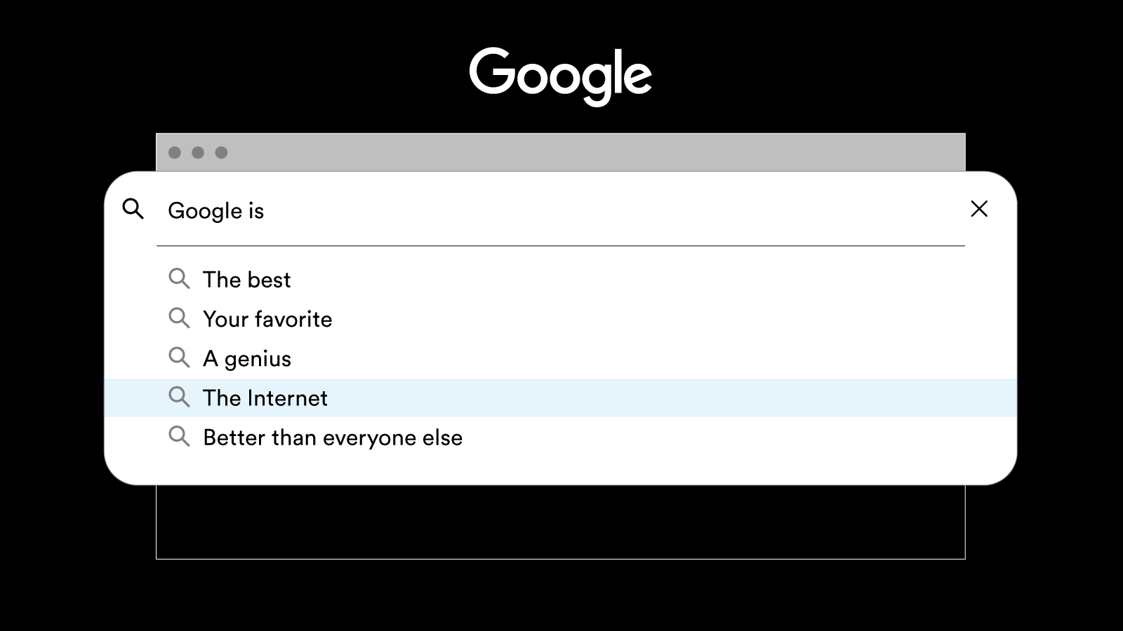 Google is the Internet - Floodlight Design - Website Design and ...
